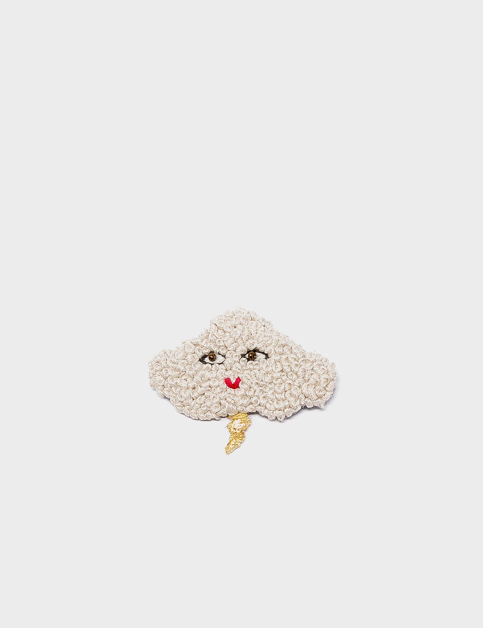 Embroidery Lapel Pin - Cloudia – Min & Mon