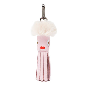 Callie Marie Mayne - Parfait Pink Leather and White Faux Fur – Min & Mon
