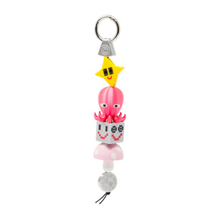 Cosmo Critter Stack Charm - Fucshia and Yellow 3D Printed Bioplastic K ...